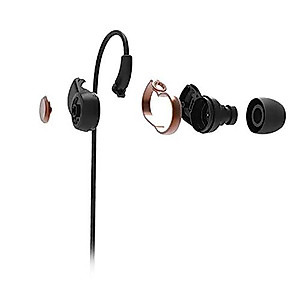 SoundMAGIC PL30+C Active Sport in-Ear Headphones with Microphone and Volume Control (Black/Gold)