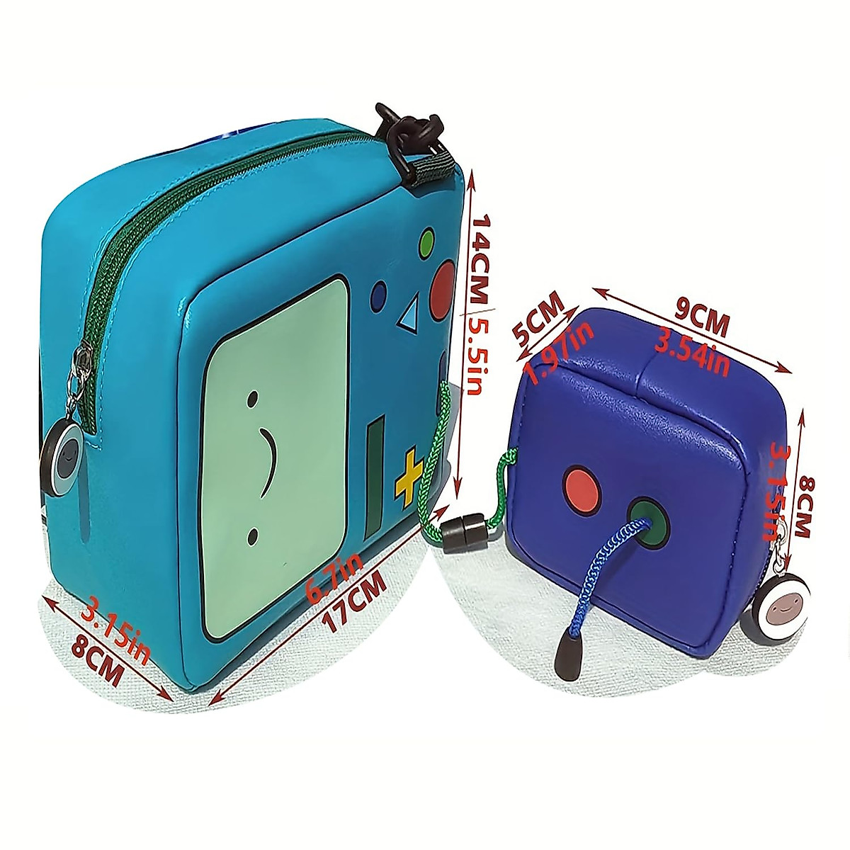 BMO Merch CrossBody Backpack Finn Jake BeeMore Messenger bag