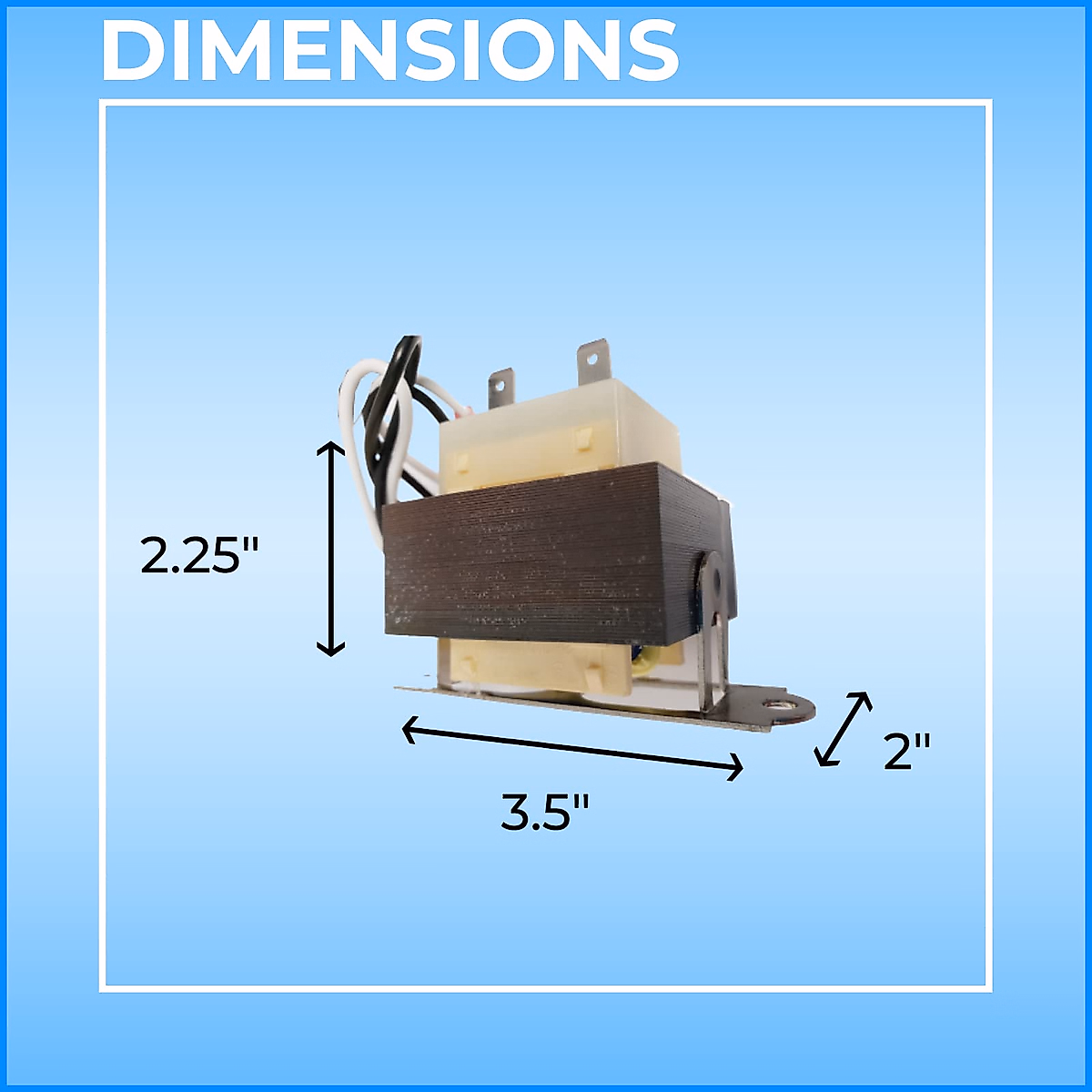 4011F Transformer 24V, 50/60 Hz, compatible with Ring, Ring 2, Ring Pro, Nest Skybell, and Enfy Doorbells. Nest, Ecobee, and Sensi Smart Thermostat