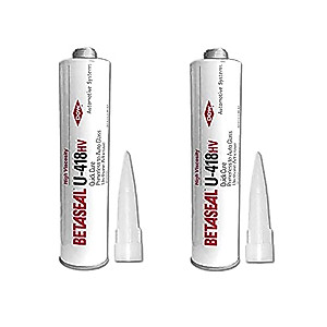 Dow Betaseal Auto Glass High Viscosity Urethane, Adhesive, Sealant - Primerless U-418HV 2 Tubes