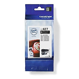 Original Brother LC-427BK Black Ink Cartridge for MFC-J5955DW MFC-J6955DW MFC-J6957DW HL-J6010DW Standard