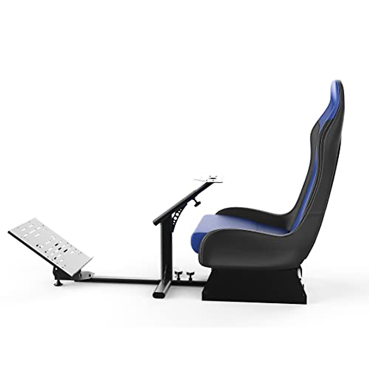 cirearoa Racing Wheel Stand with seat Gaming Chair Driving Cockpit for All Logitech G923 | G29 | G920 | Thrustmaster | Fanatec Wheels | Xbox One, PS4, PC Platforms (Black/Blue)