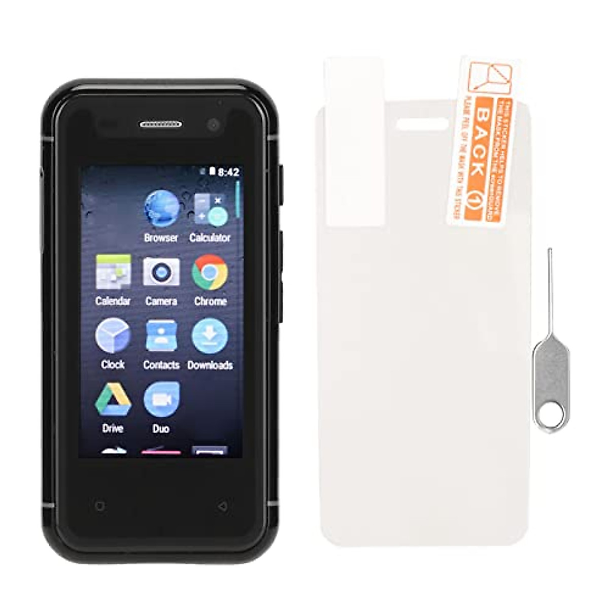 Unlocked Smartphone,Mini 4G Smartphone,2.5in Dual Cards Dual Standby Cell Phone, Ultrathin WiFi Bluetooth Hotspot for Students Mini Smartphone (Black)