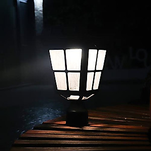 Kemeco ST4310Q-A Post Solar Light Bright 150 Lumens Warm White LED Outdoor Cast Aluminum Cap Patio Lighting for Pillar Pole Pathway Driveway Garden Landscape Yard