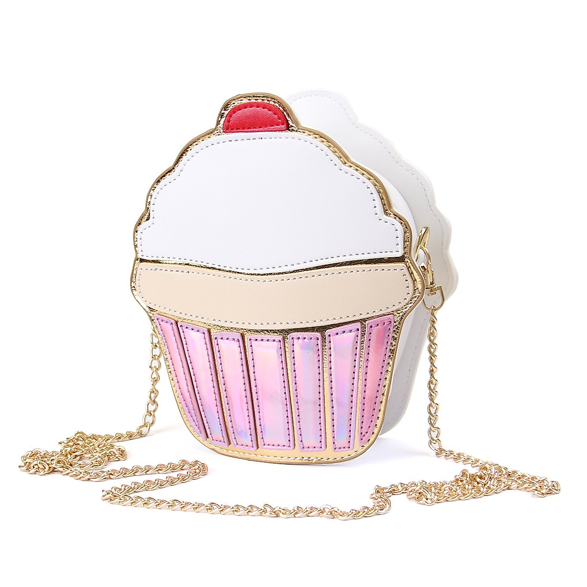 LUI SUI Girls Cupcake Crossbody Handbag Popcorn Hamburger Purse Small Purse Women Cellphone Shoulder Bag