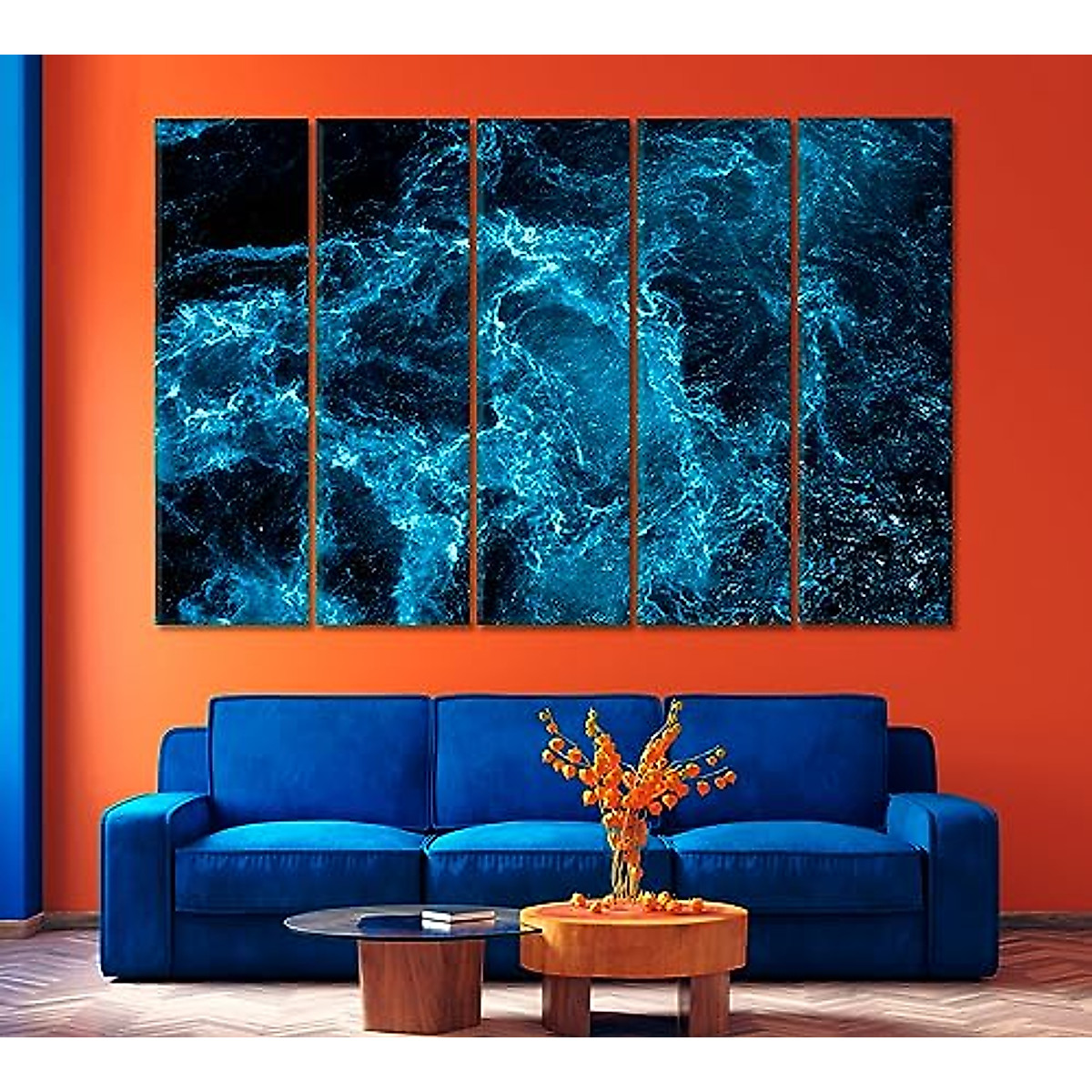 Wild Ocean Waves Canvas Print 1 Panel / 36x24 inches