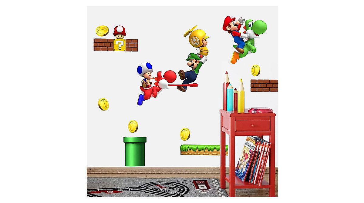 Transform Your Room with Mario Wall Decals