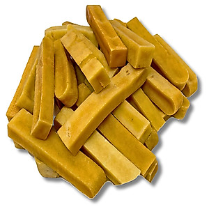 WhiteTail Naturals - Yak Cheese Dog Chews - Long Lasting Tough Dog Bones for Aggressive Chewers & Teething Puppies - All Natural Himalayan Dental Milk Chew Bone (6, Medium)