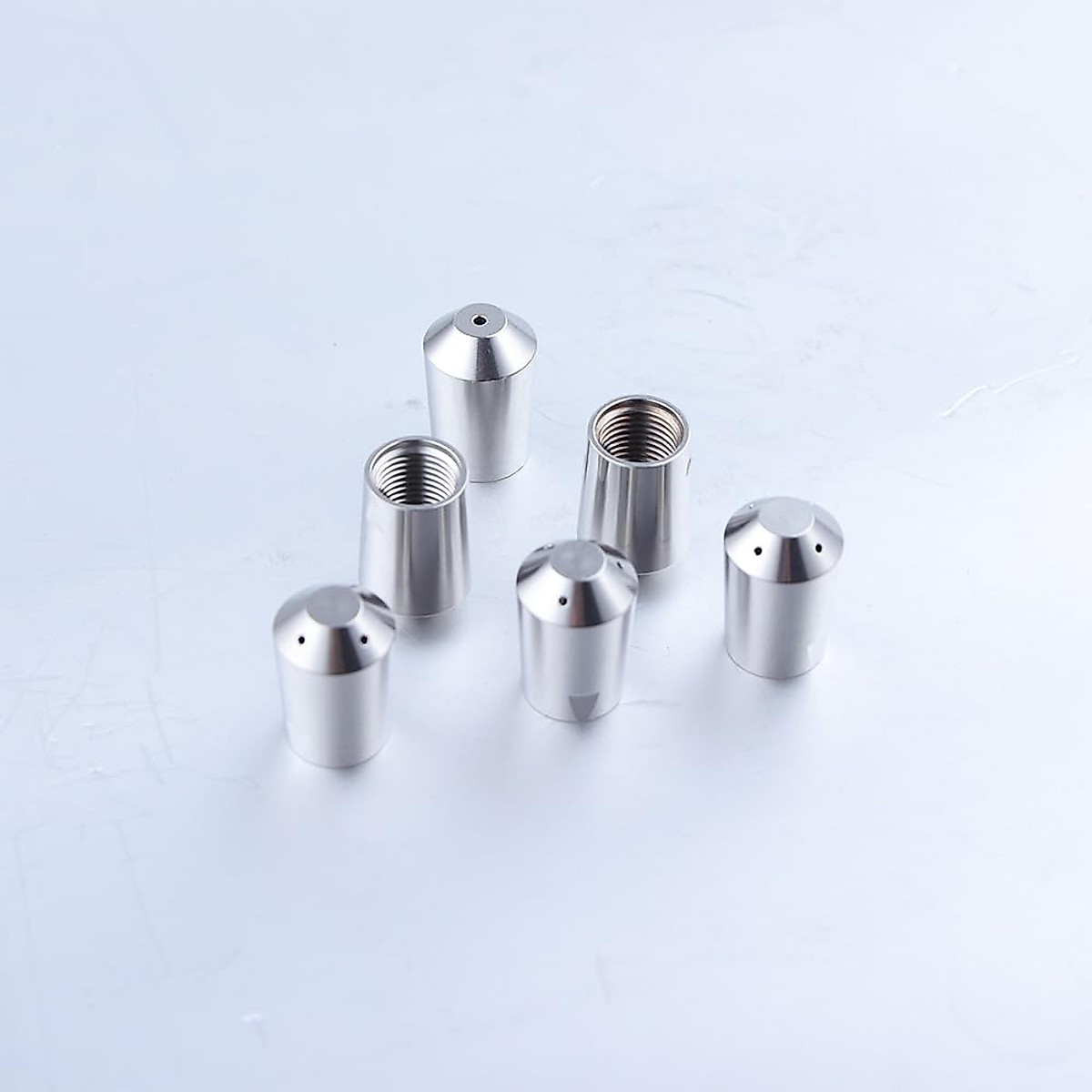 JOYSOG For Rancilio machine accessories, 304 Stainless Steel Coffee Machine Nozzle for Rancilio Steam Wand Tip Replacement Parts (4 hole)