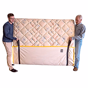 US Cargo Control Heavy Duty Canvas Mattress Carrier with Handles - 78 Inch Width - 13 Inch Depth - 24 Inch Height - Moving Supplies - Fits Twin, Full, Queen, King Mattress Sizes - 3 Pounds