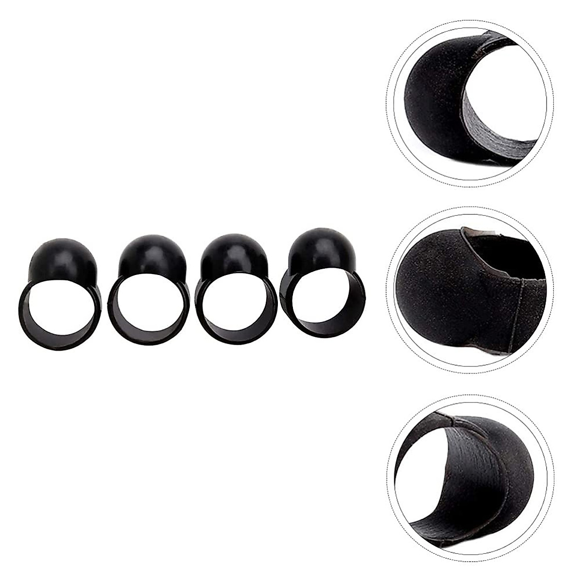 MILISTEN 8pcs Tongue Drum Finger Pick Silicone Knocking Finger Picks Cover for Tongue Drum Drumstick Holders Finger Tool for Percussion Instrument