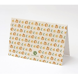 M Market On Mainstreet Pumpkin Patch Invitations & Thank You Cards, Including Envelopes, 25 Count, Made In The U.S.A. (Thank You Cards)