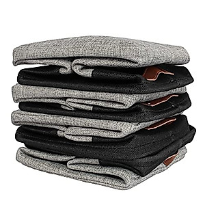 Creekview Home Emporium Basket Cube Storage Bins - 4pk 10.5in Square Collapsible Fabric Storage Cubes Organizer Bins