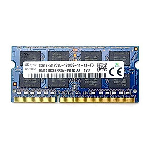 Laptop Memory Module HMT41GS6BFR8A-PB Compatible Replacement Spare Part for Hynix HMT41GS6BFR8A 8GB 2Rx8 DDR3 SO-DIMM PC3-12800 1600MHz 204-Pin Non-ECC Unbuffered CL11 1.35V