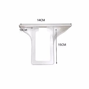 OTTECA Outlet Shelf, Wall Outlet Holder, Home Wall Shelf Organizer for Outlets, Decor outlets, Bathroom Outlet Shelves - Supports up to 10lb (White, Pack of 2)