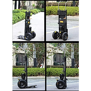 DIOSTA Electric Stair Climbing Hand Trucks Dolly Cart for Moving, 880lb Max Load, 1200W Motor Folding Stair Climber Cart, Powerful Powered Stair Climbing Dolly Heavy Duty