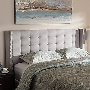 Baxton Studio Gabriela Winged Headboard, King