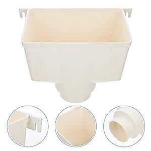 DOITOOL Gutter Downspout Adapter Universal Rainwater Gutter Downspout Outdoor Downspout Drainage Connector for Gutter Downspout Extensions (10.41x8.25x5.82 Inch)