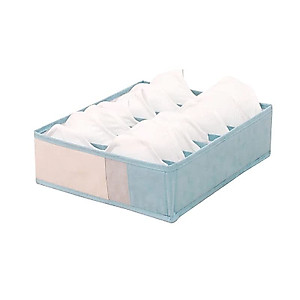 Blue Suede Underwear Organizer For Dresser