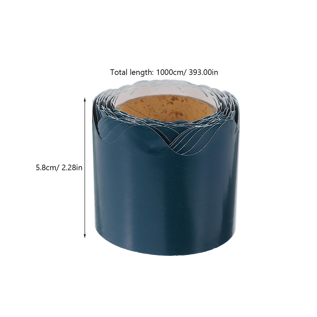 MAGICLULU 1 Roll Decor Chalkboard Bulletin Board Festival Border Paper Festival Accessories Bulletin Scalloped Borders Bulletin Accessory Borders Classroom Bulletin Coated Paper Trim Cartoon