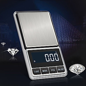 HomeSoGood Jewelry Scale High Precision Balance Gram Scale for Gold Mini Kitchen Weight Scale Pocket Scale(1000g x 0.1g)