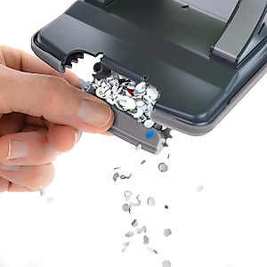 Rapesco 1527 X5-40ps Less Effort 2 Hole Punch, 40 Sheet Capacity, Hot Pink