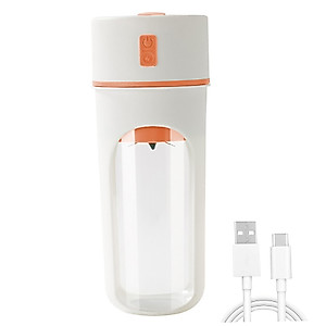 Portable Blender, 480ml Portable Juicer Blender with 6-Blade, Portable Blender Cup for Shakes and Smoothies, USB Blender for Office, Gym, Kitchen, Travel, Portable Blenders