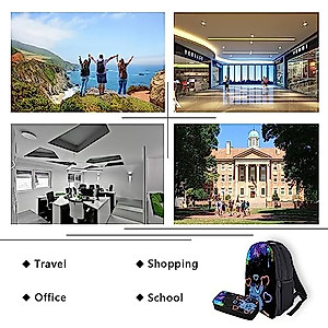 Cartoon Backpack Set Casual School Backpack with Pencil Case Anime Cute Bookbag for Students Boys Girls