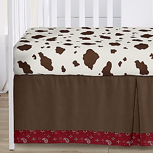 Sweet Jojo Designs Wild West Western Horse Cowboy Baby Boy Bedding 4 Piece Crib Set