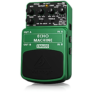 Behringer Echo Machine Em600 Ultimate Echo Modeling Effects Pedal