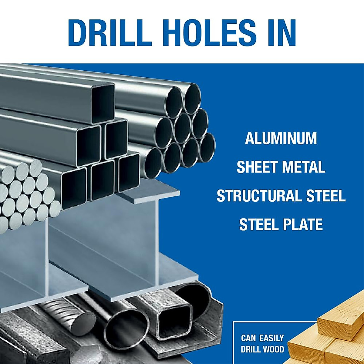 Champion Cutting Tool General Purpose Drill Bits for Metal and Wood (1/16 Inch) - 12 PCS - 118 Degree Point, High Speed Steel Straight Shank Drill Bits with Black Oxide Finish