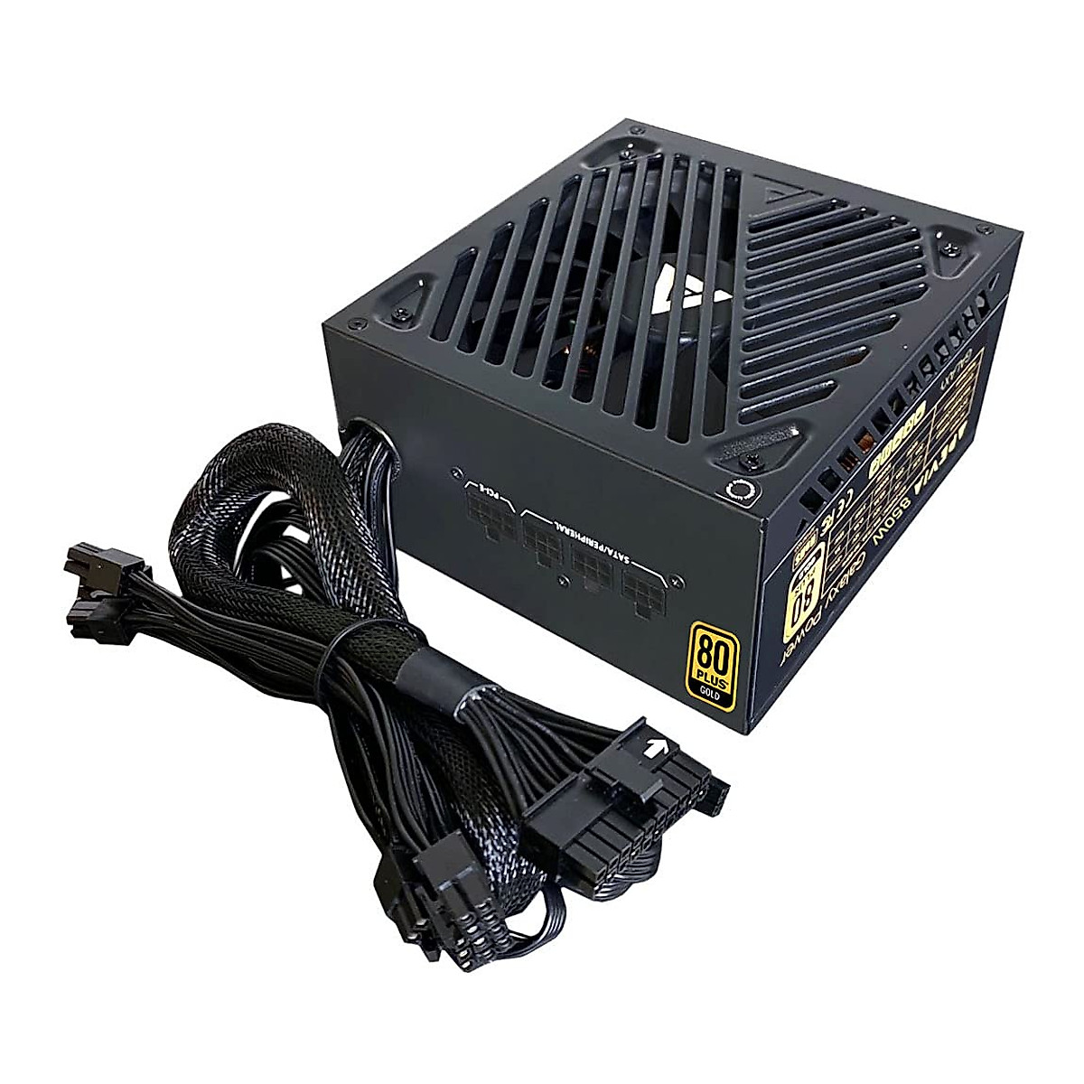 Apevia ATX-GX850W Galaxy 850W (No PCIe 5.0 & Gen 5 12VHPWR Connector) 80+ Gold Certified Active PFC ATX Semi-Modular Gaming Power Supply