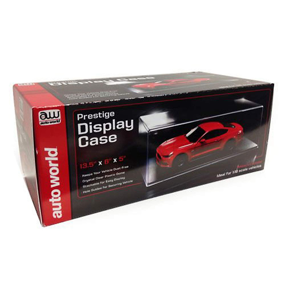 Round 2 Prestige Collectible Display Show Case for 1/18 1/24 Models by Autoworld Awdc001