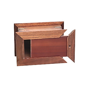 Wooden Brass Paw Print Pet Urns | Funeral Urns | Keepsake Urns | Rosewood Urns | Wood Cremation Urns for Cat and Dog Ashes | Decorative Urna | Burial Urn