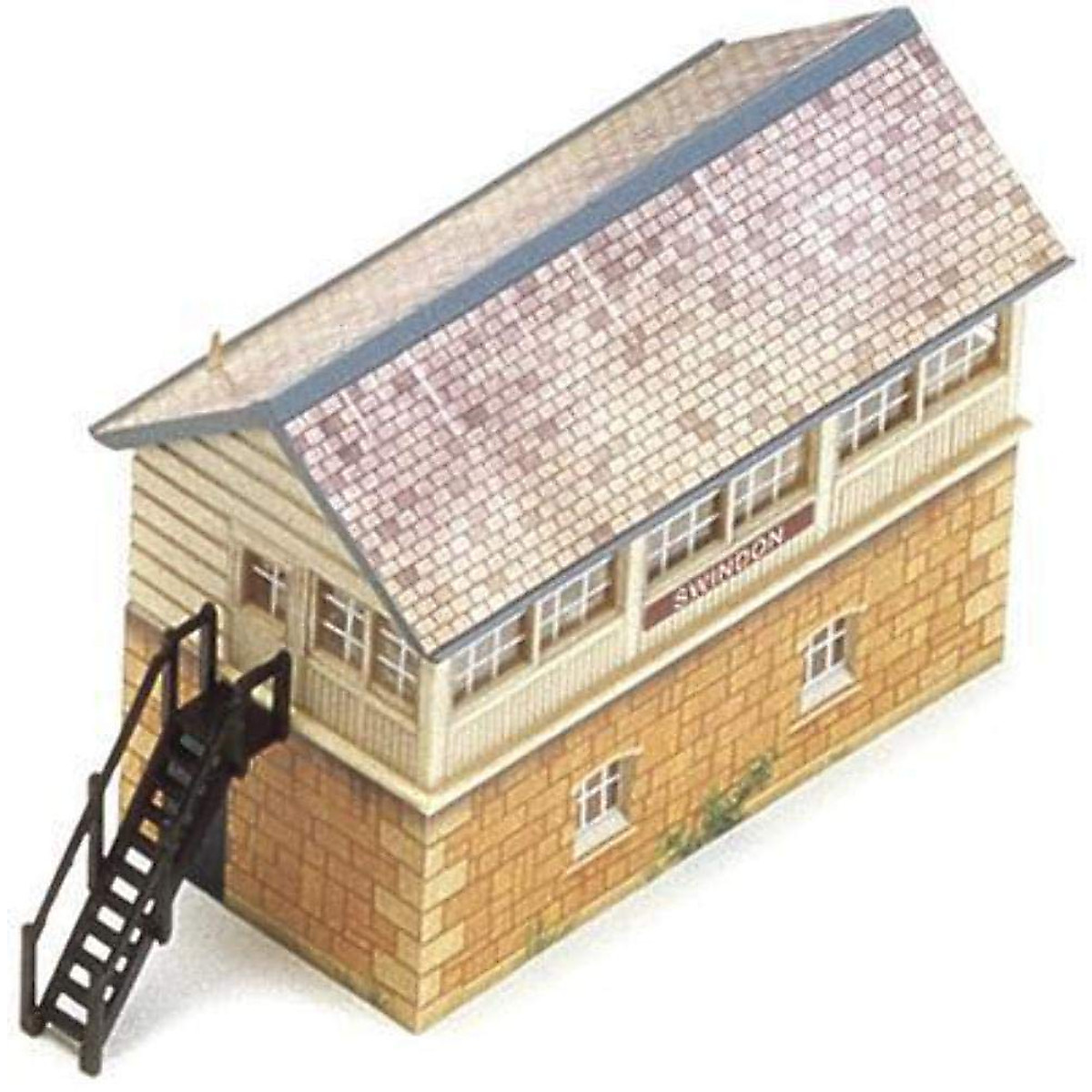 Hornby R8005 OO Gauge Signal Box - Model Railway Accessories, Miniature Diorama Scenery Train Sets - Lifelike Train Signal Box Model - Scale 1:76