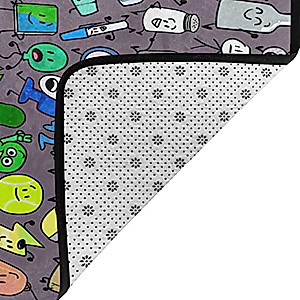 Bfdi Battle for Dream Anime Rug Soft Flannel Carpet 3D Non-Slip Area Rug Art Floor Mat Doormats Decorative Rugs for Bedroom Living Room 36"X24"
