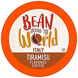 BEAN AROUND THE WORLD Flavored Coffee Compatible With 2.0 Keurig K Cup Brewers, Variety Pack, 40 Count