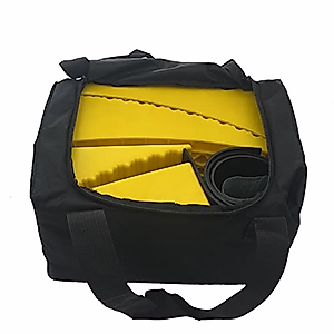 Lirinsegie 2 Pack Camper Levelers Kit RV Leveling Blocks Ramps Accessory Compatible with Travel Trailer Touring Car Caravan Camper Wheel Chocks Up to 35000 LBS (Yellow)