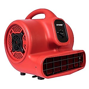 XPOWER P-430 Pro 1/3 HP 2000 CFM Centrifugal Air Mover, Carpet Dryer, Floor Fan, Blower, for Water Damage Restoration, Janitorial, Plumbing, Home Use