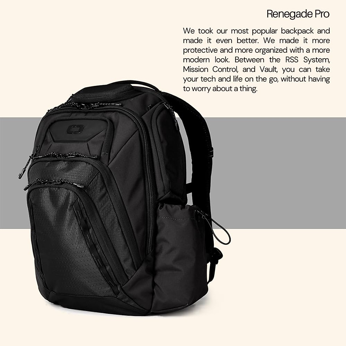 OGIO Renegade Pro Backpack, Navy, Medium