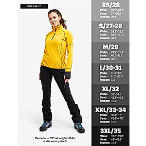 RevolutionRace Women's Hiball Pants, Durable and Ventilated Pants for All Outdoor Activities, Jet Black - X-Large