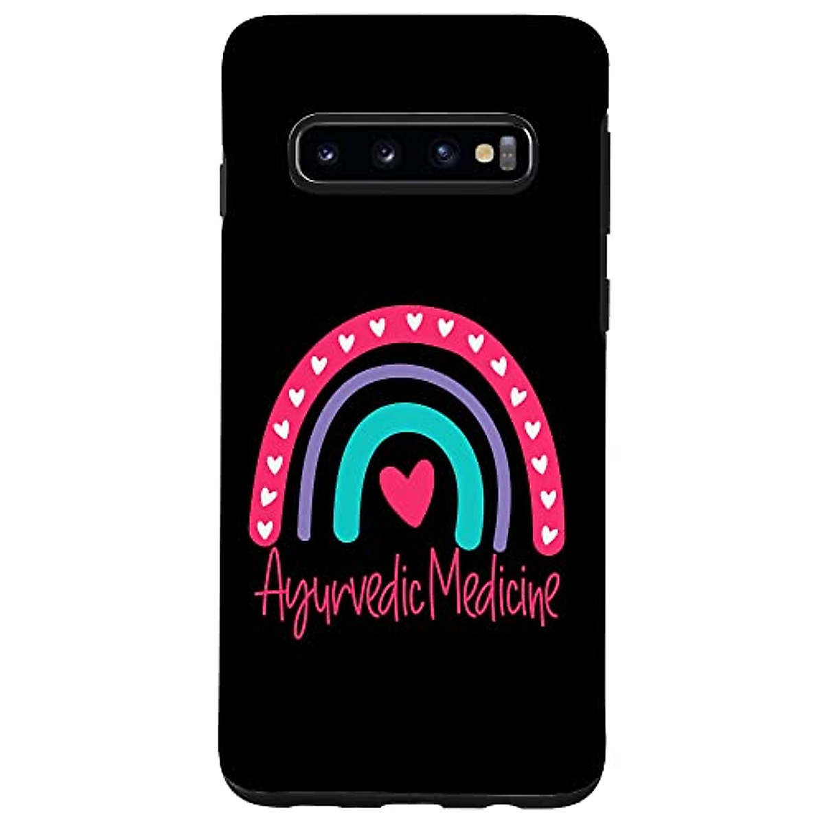 Galaxy S10 Ayurvedic Medicine Boho Rainbow Case