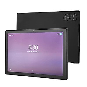 Yunseity 10 Inch Tablet, 6GB 256GB Gaming Pc, 6000mAh Battery Portable Pc Tablet for Kids, 13MP Camera, IPS HD Large Screen with 5GWIFI, Dual Standby Support and Dual SIM Slots