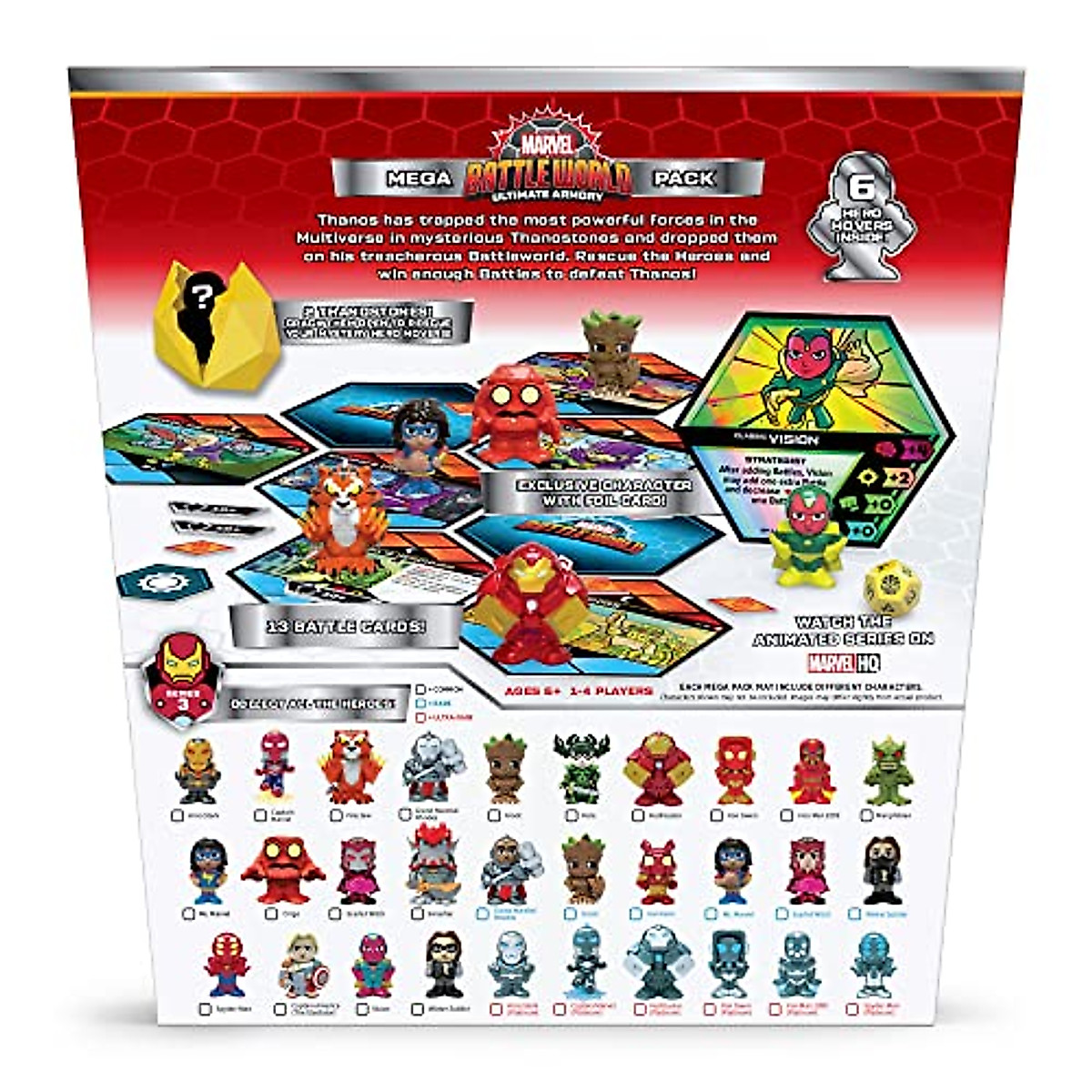 Funko Marvel Battleworld: Series 3 Ultimate Armory Mega Pack - Vision (Styles May Vary)