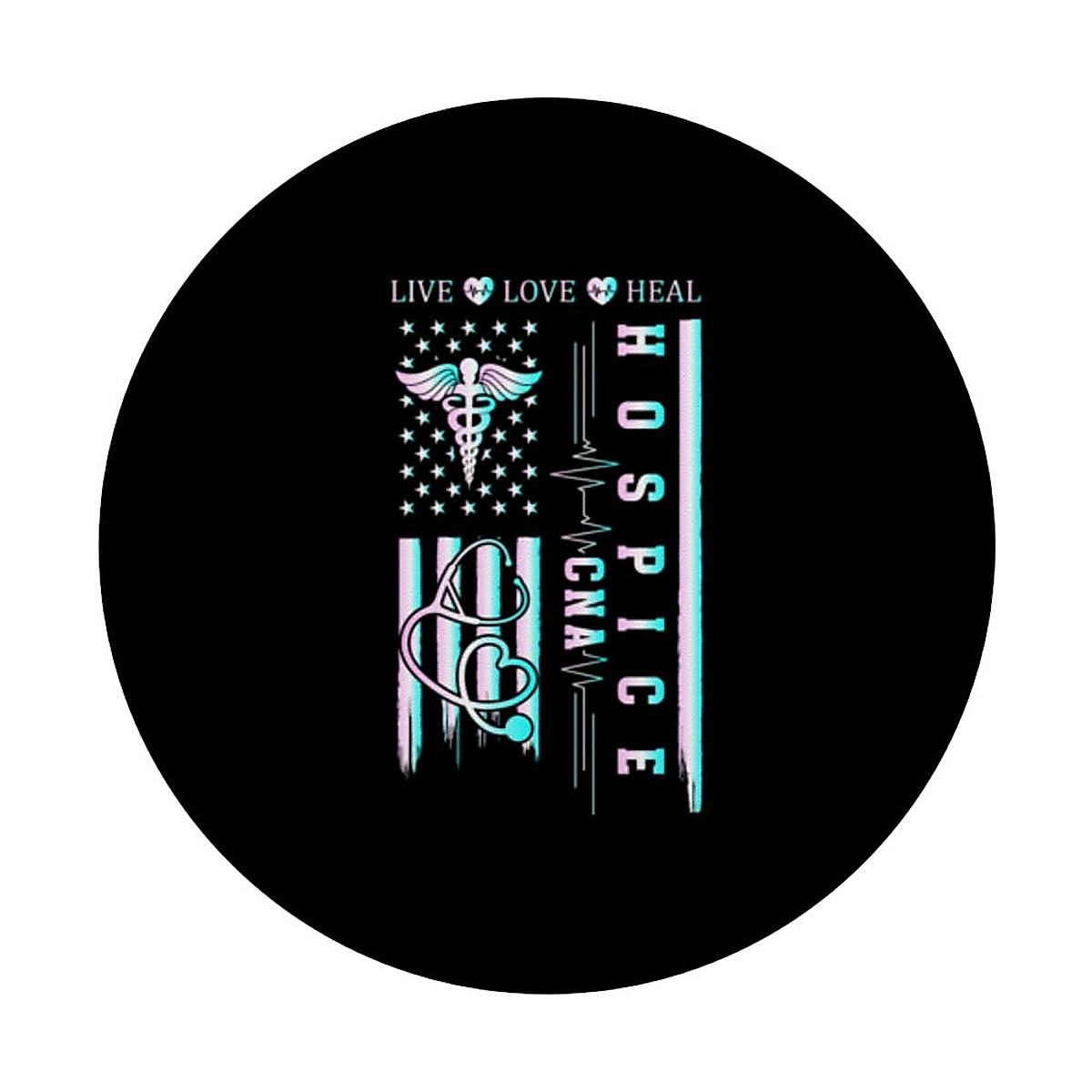 Hospice CNA Life Certified Nursing Assistant Hospice CNA PopSockets Standard PopGrip