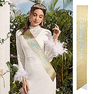 Birthday Girl Tiara, Princess Crown with Birthday Sash, Birthday Girl Headband, Birthday Crowns for Women, Happy Birthday Decorations, Birthday Party Supplies