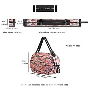 Reusable Grocery Bags, Large Capacity Shopping Bags, Foldable grocery bags, Portable Tote Bag, Shopping Bags Groceries, Daily commuting Reusable Bag, Picnic camping Storage Bag, Grocery bags（2 PCS）