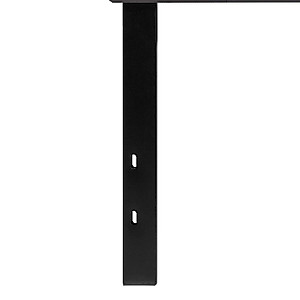 EMMA + OLIVER Button Tufted Upholstered Twin Size Headboard in Gray Vinyl