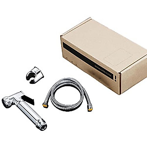 ZLOCYIVHE Bidet Handheld Water Sprayer Bidet Shower Attachment Cloth Diaper Toilet Sprayer Kit with Hose Cold Water Brass Chrome Toilet Bidet Sprayer Set