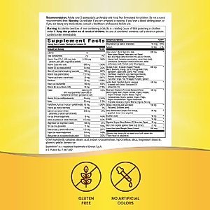 Nature's Way Alive! Max3 Potency Adult Complete Multivitamin, Ultra Potency B-vitamins to Support Energy Metabolism*, with Methylated B12 and Folate, 180 Tablets (Packaging May Vary)